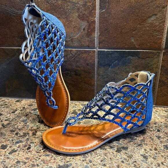 Zigi Soho | Shoes | Zigi Soho Melaa Caged Split Toe Casual Gladiator ...